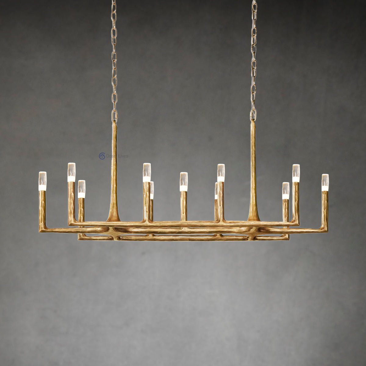 Thara Forged Chandelier for Living Room, Dining Room – Oasislives