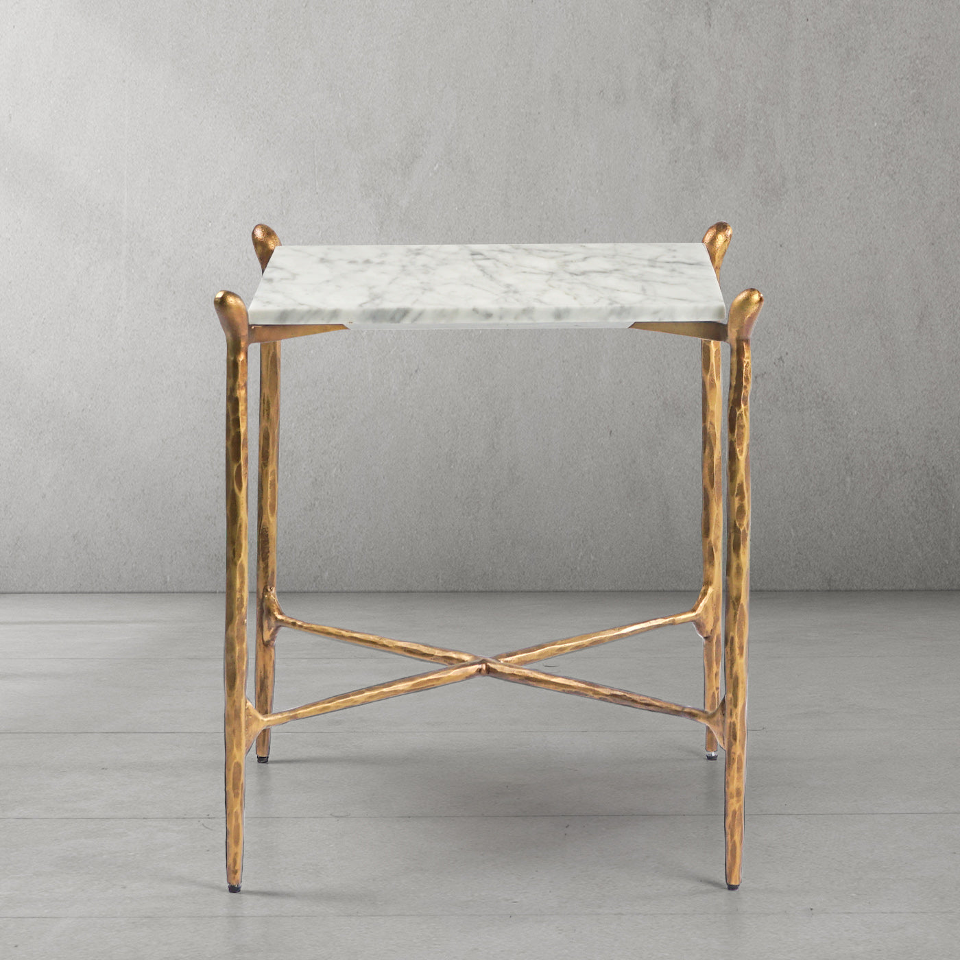 Thaddeus Square Marble Side Table – Oasislives