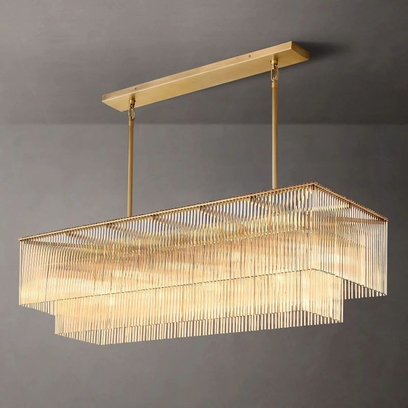Amadeo Rectangular Living Room Chandelier 54" – Oasislives