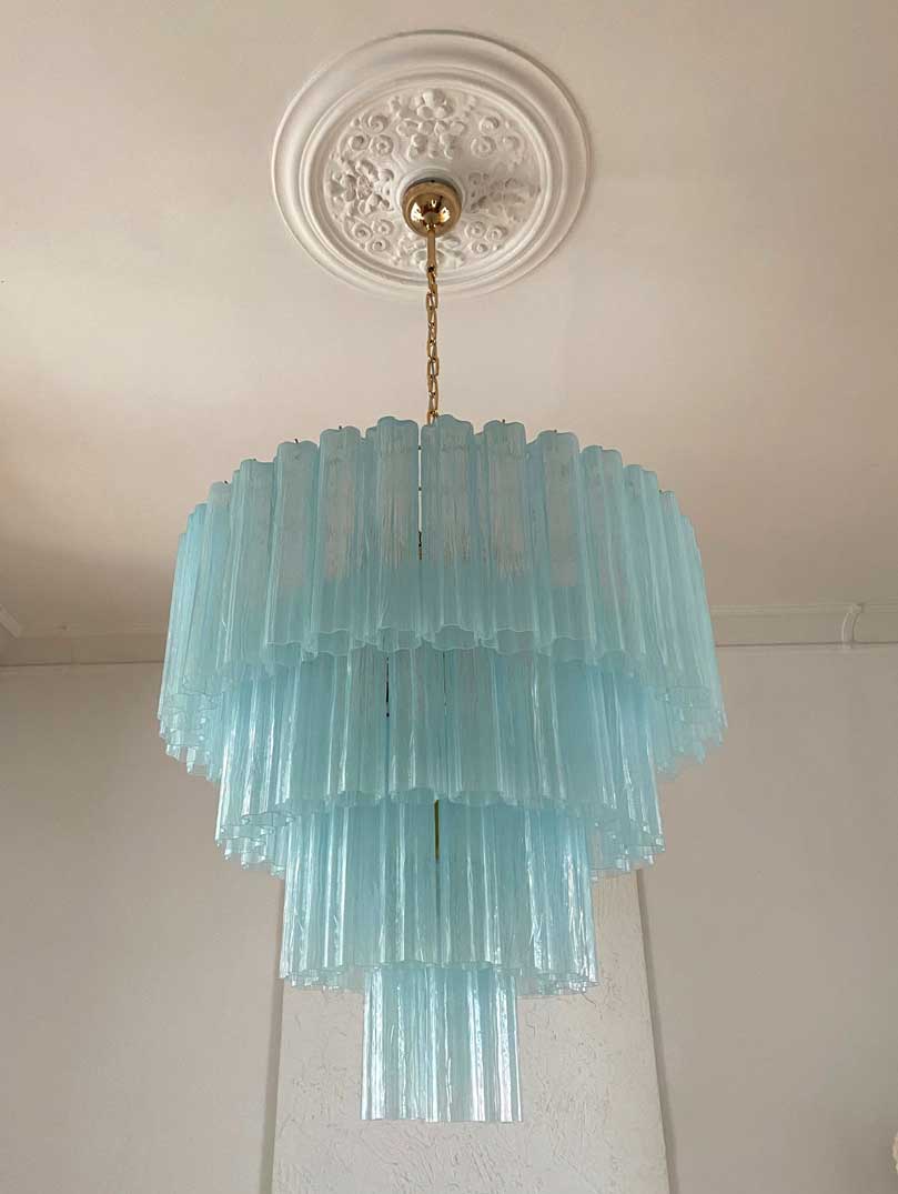 Murano Chandelier – 78 tubes – Opal – Oasislives