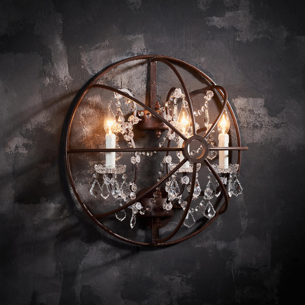 Gyro Crystal Sconce – Oasislives