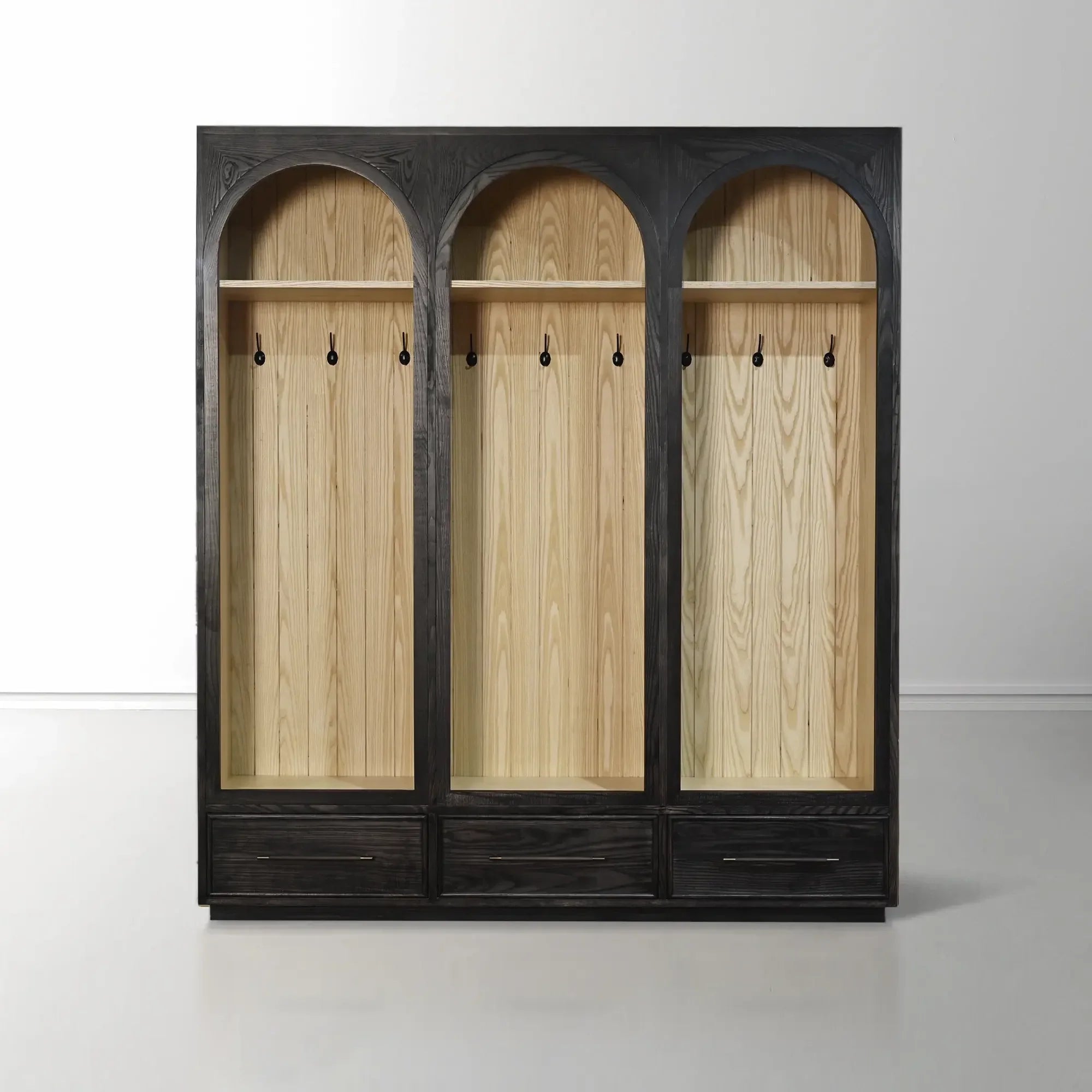 Hattie Triple Entryway Cabinet in Oak 69.75"W – Oasislives